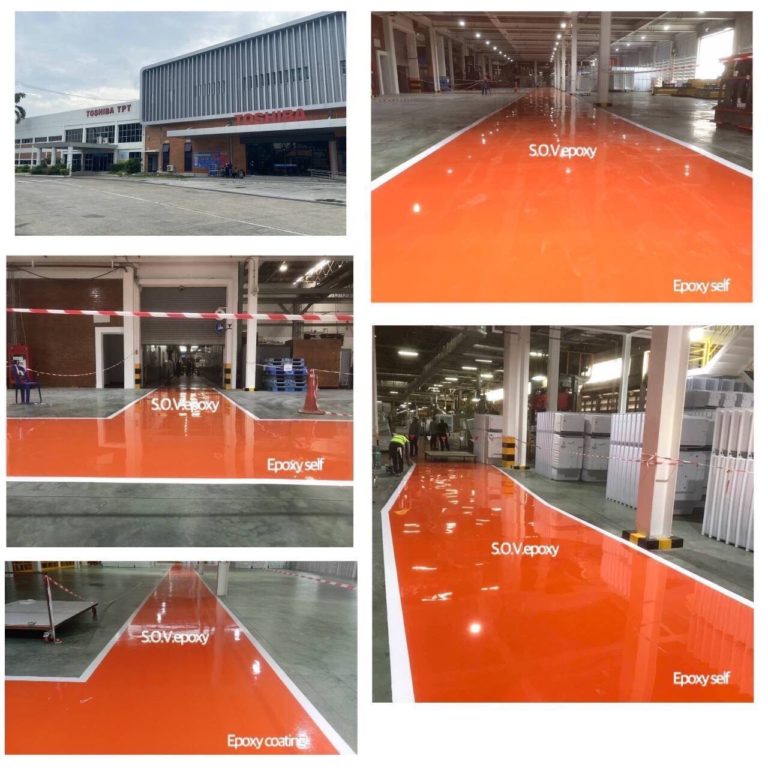 เคลือบพื้น Epoxy Self-leveling หนา 2 มิล - SOV Epoxy Floor : รับทำพื้น Epoxy, พื้น Pu, พื้น ...